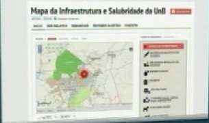 Alunos da UnB criam mapa interativo com problemas estruturais do câmpus